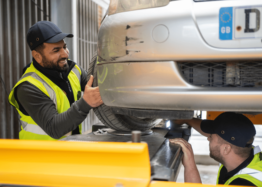 Using turn plates correctly (steering linkage operation) | VOCS Ltd.